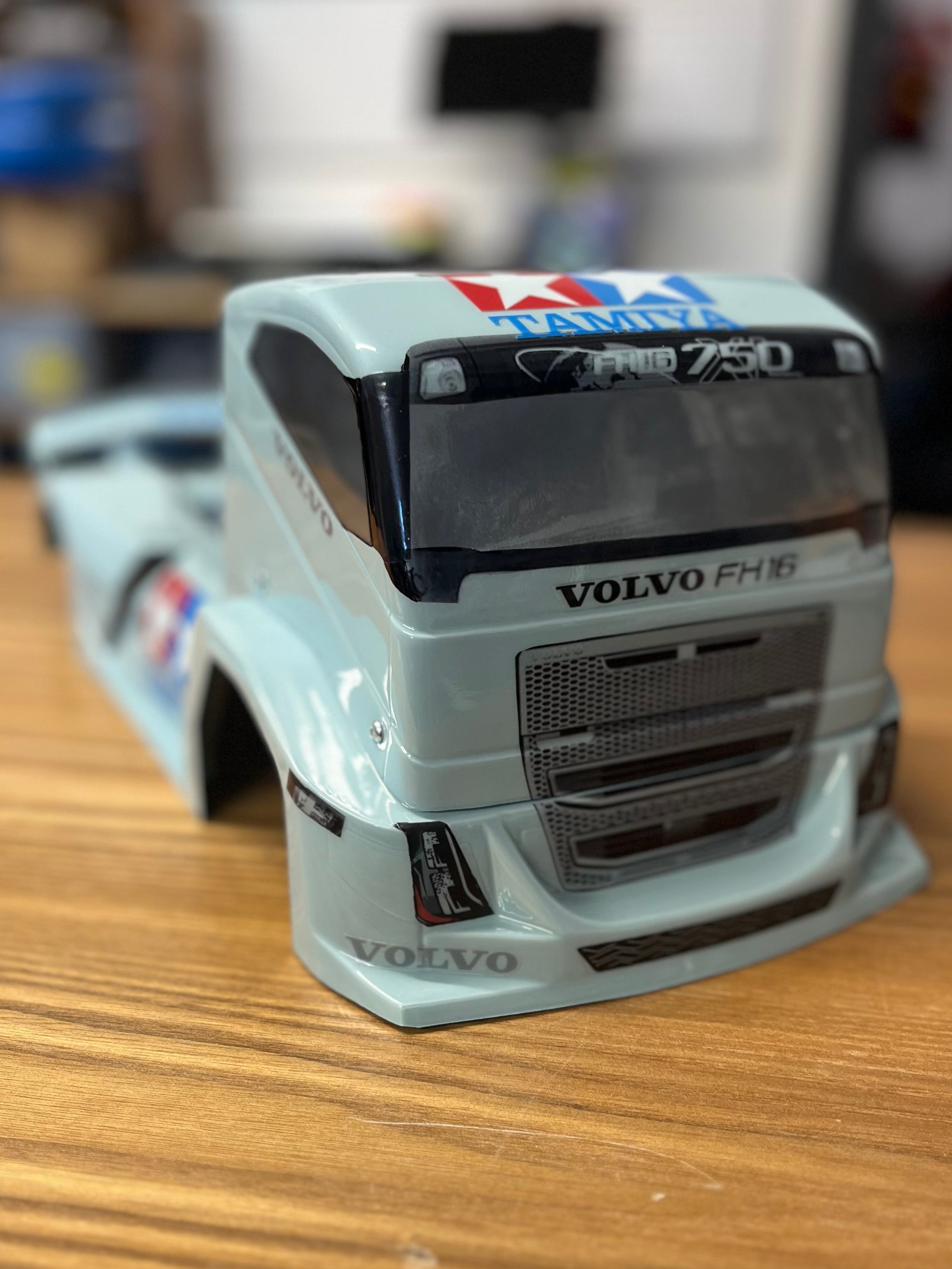 Tamiya Livery - PAINTED - Volvo FH16 EURO Truck 1/14 Body Shell - (FIT ...