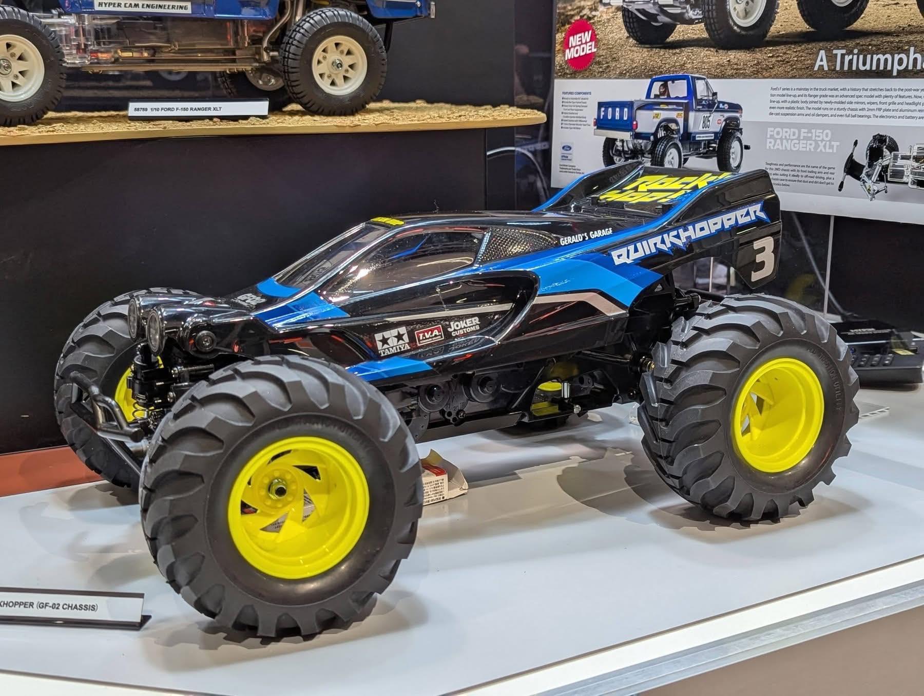 Tamiya - Quirkhopper (GF02) Kit Form 1/10 Monster Buggy (Motor & ESC I ...