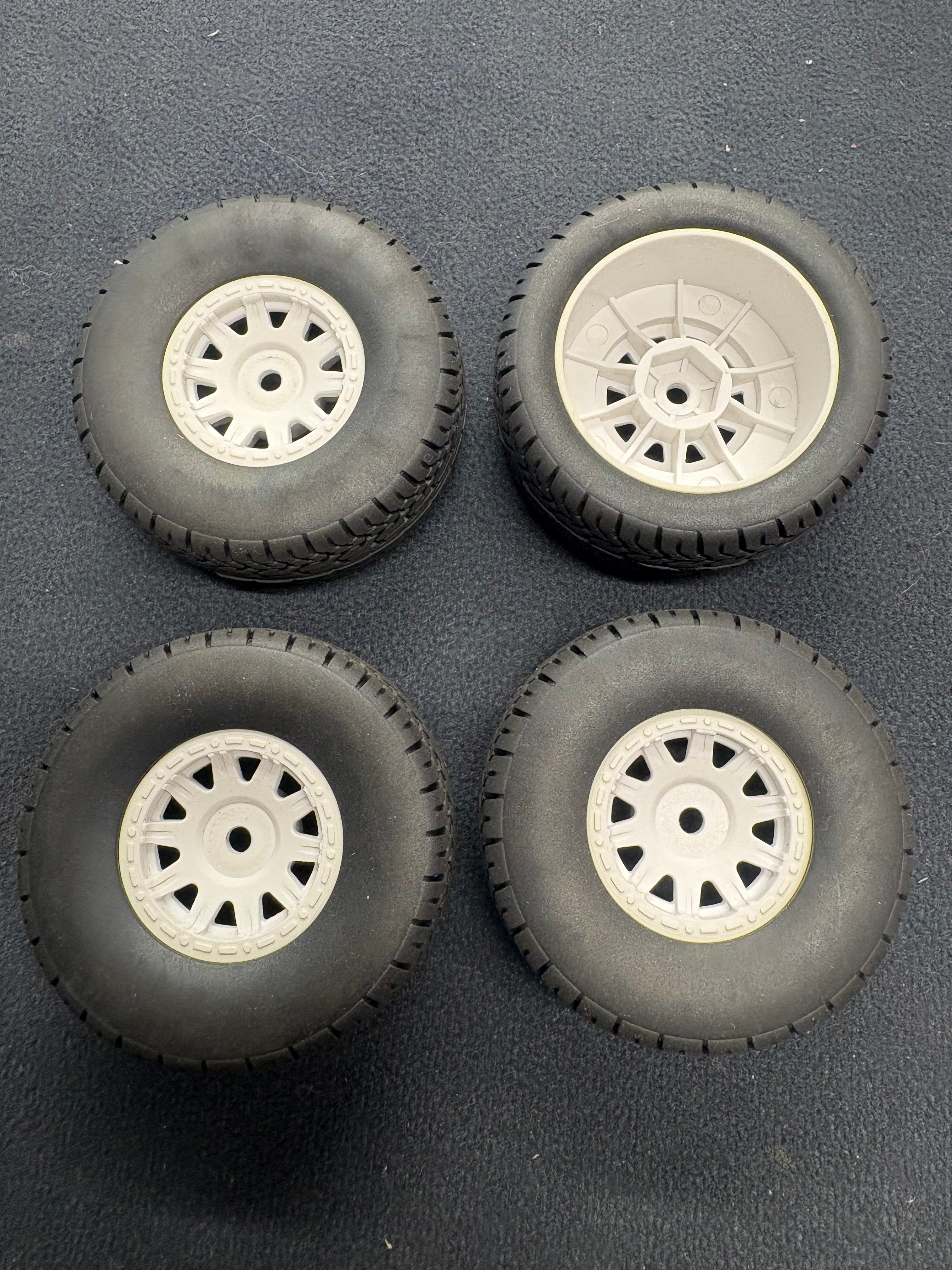 ARRMA Grom Short Course wheels and tires (raced only once) 12mm hex (1 ...
