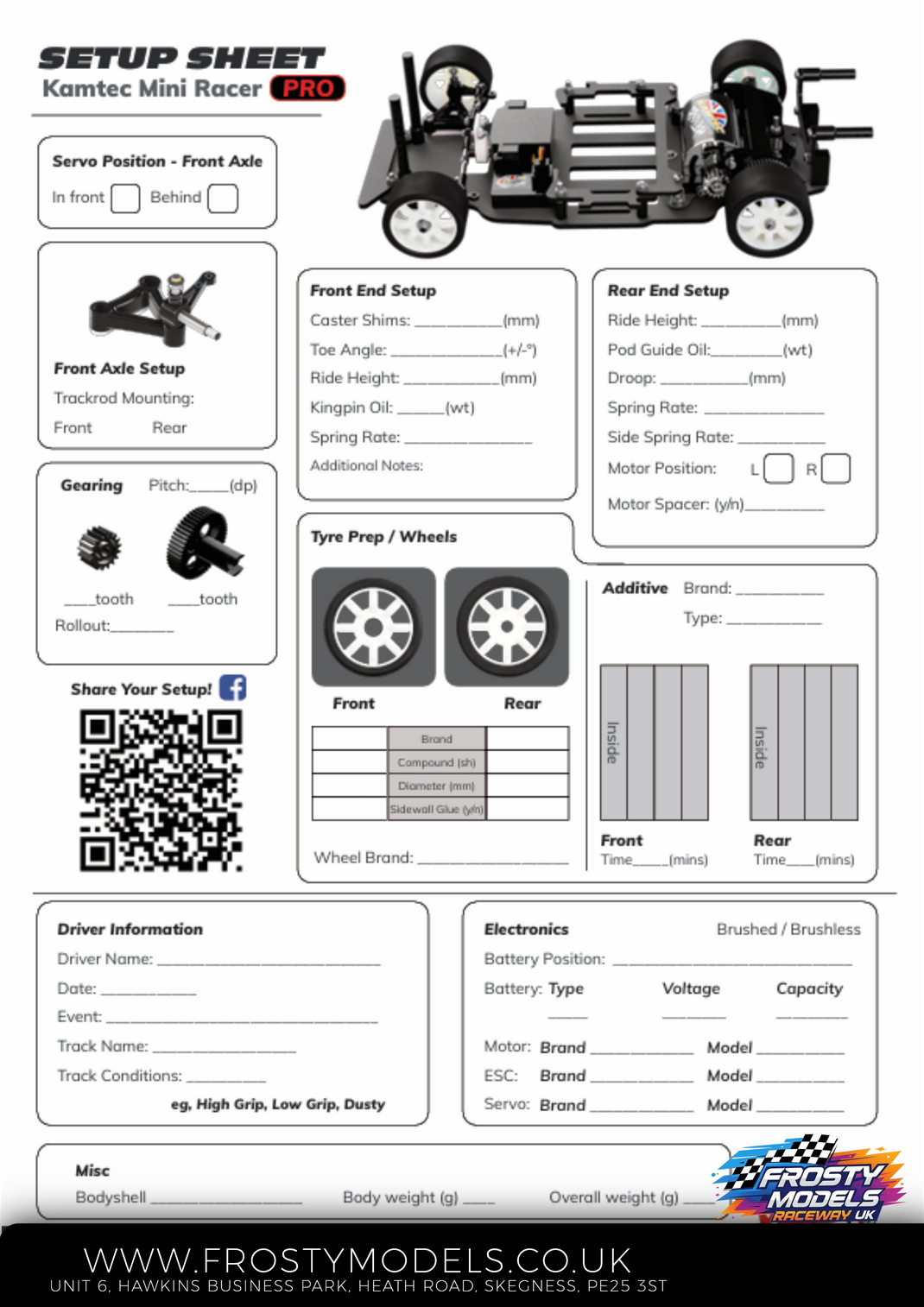 KAMTEC RULES & GUIDES NEW – FROSTY MODELS SKEGNESS