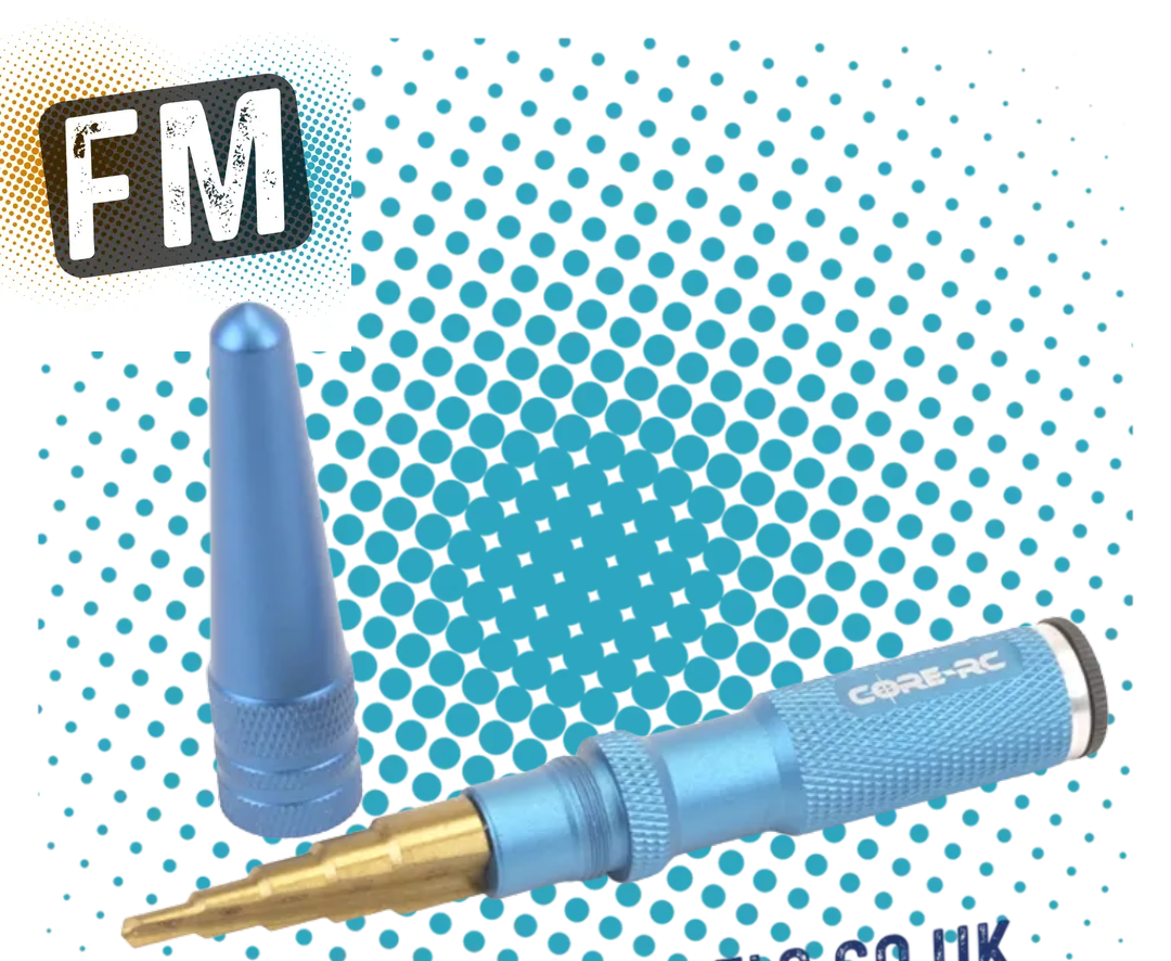 CORE RC - BLUE BODY SHELL POST HOLE STEP REAMER & PROTECTION CAP - CR7 ...