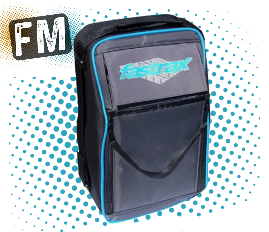 FASTRAX - RC TRANSMITTER BAG CARRY CASE FOR CHARGERS & WHEEL RADIOS ...