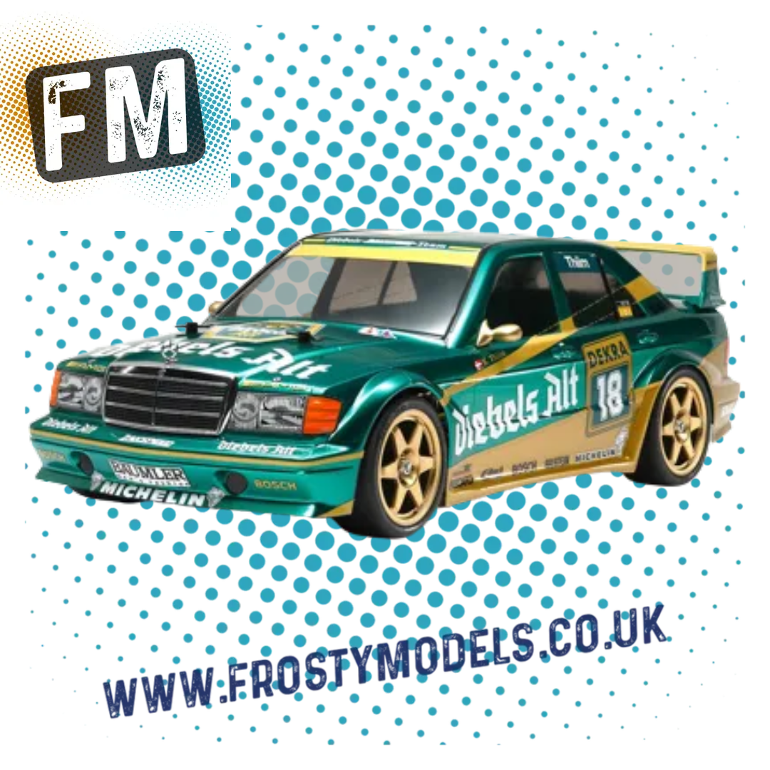 TAMIYA - 58638 Mercedes 190 E Zakspeed KIT - 1/10 4WD CAR (TT01E) INC ...