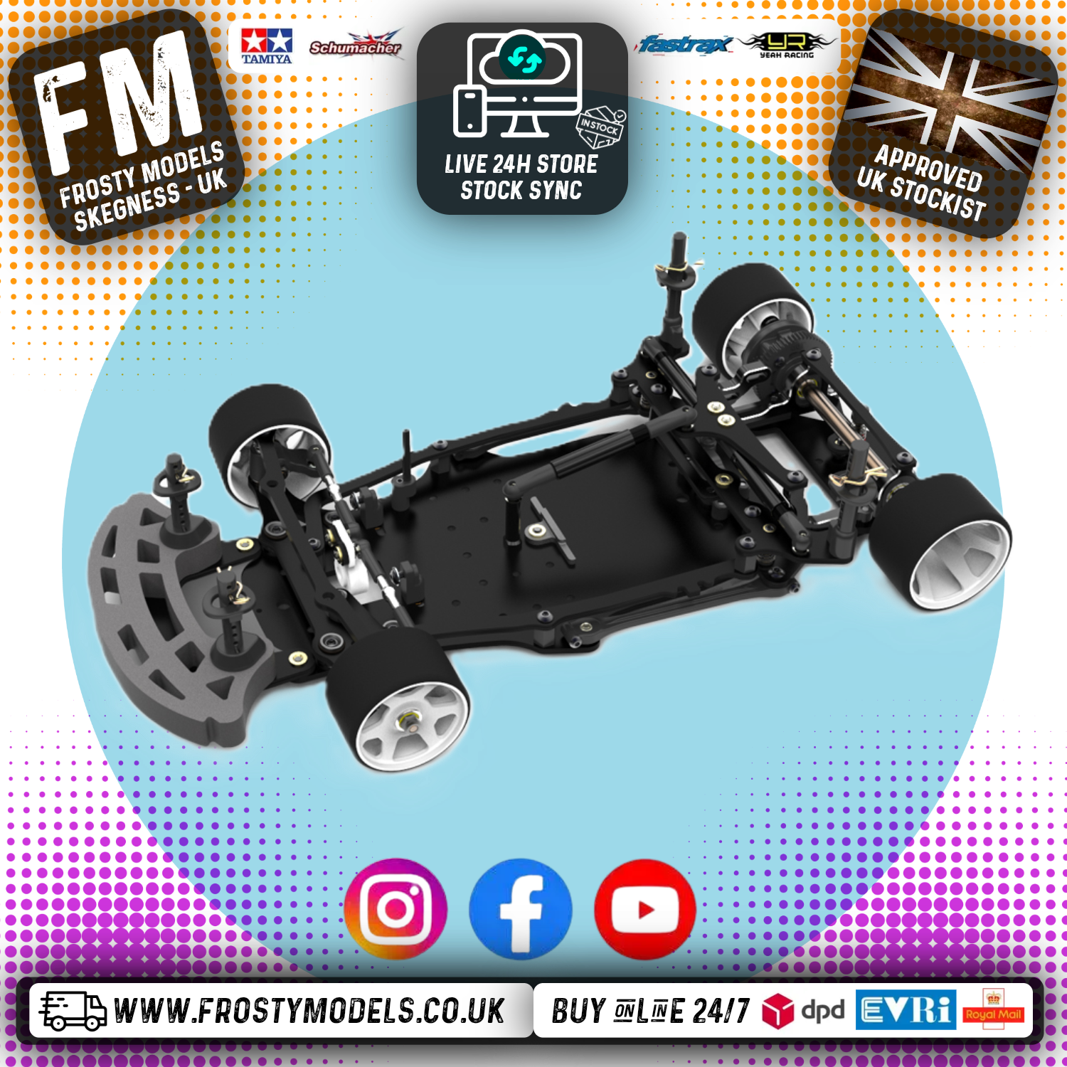 Schumacher - Atom 3 - S2 - GT12 - 1/12 RC CAR RWD KIT - K207 (No elect ...