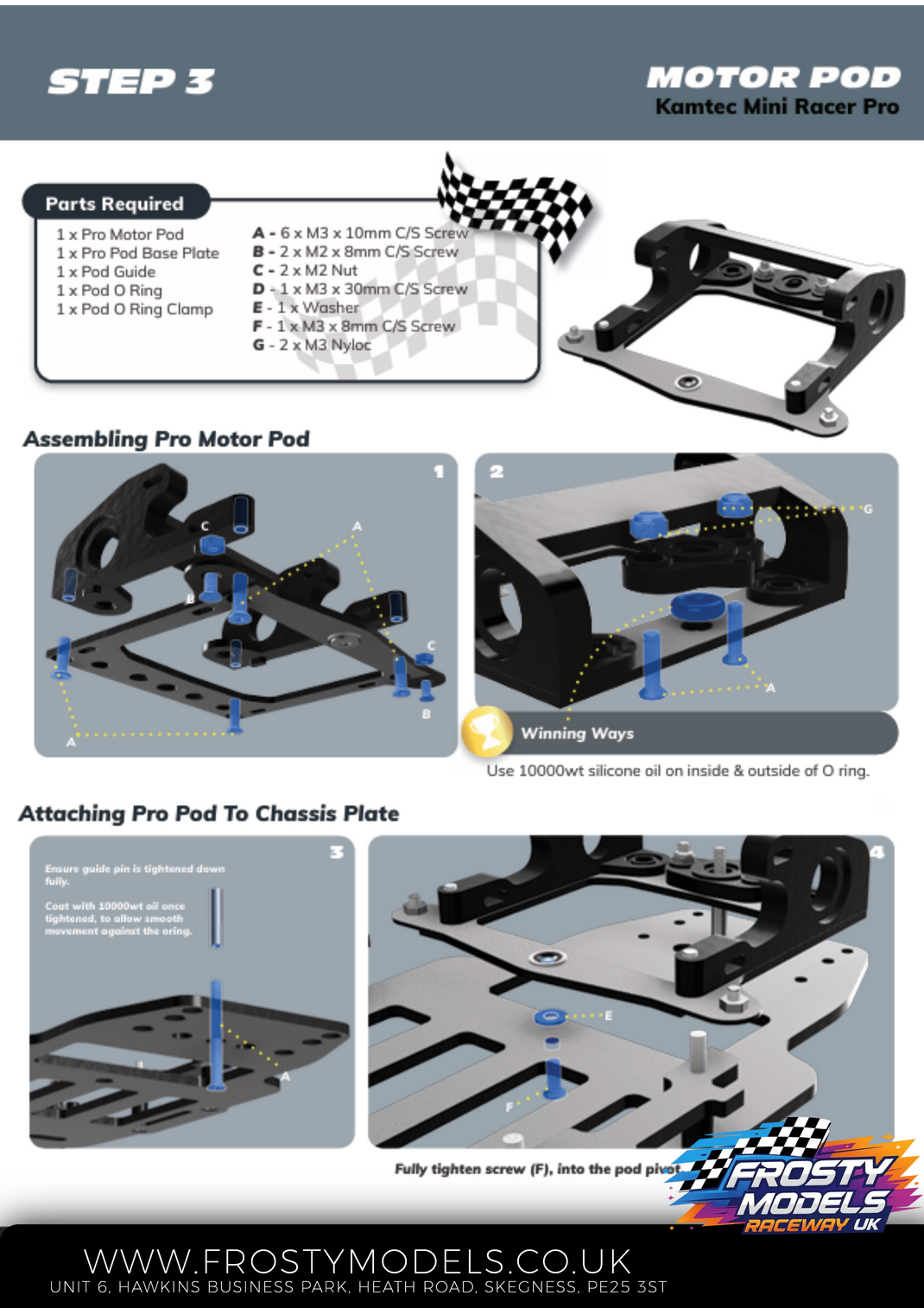 KAMTEC RULES & GUIDES NEW – FROSTY MODELS SKEGNESS