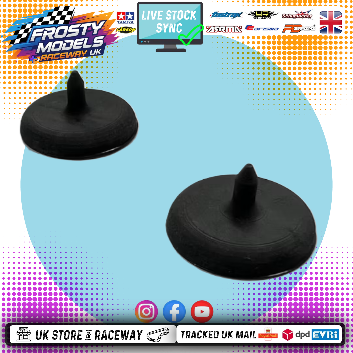 KAMTEC - GT12 Mini - Chassis Balancing Pins – FROSTY MODELS SKEGNESS