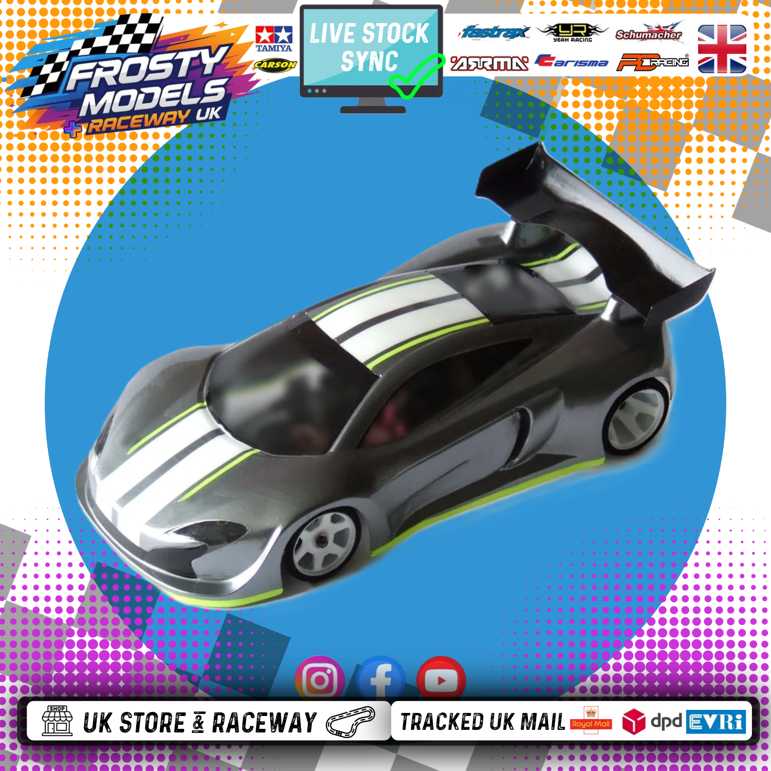 PHAT BODIES GTM - 1/12th LMGT3 and GT12 bodyShell for Zen RXGT12 & Ato ...