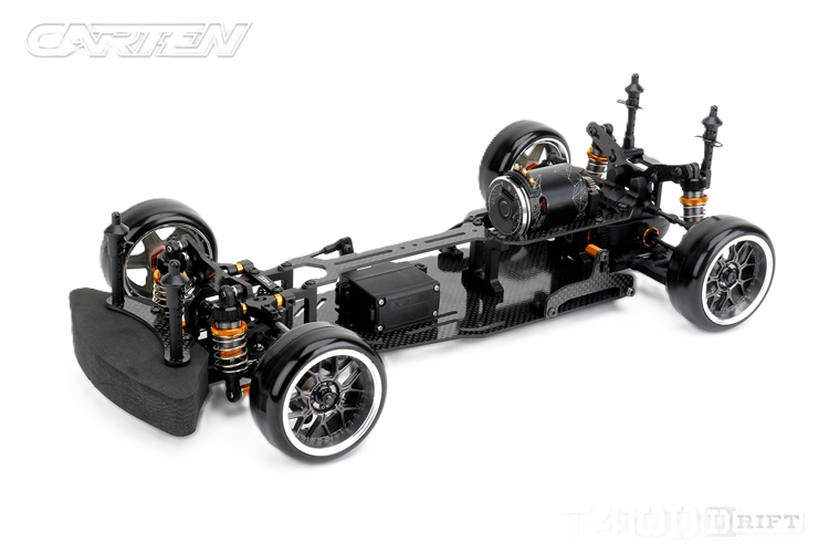 Carten - T410D Electric RC 1/10 DRIFT CAR RWD Competition Grade Kit Fo ...