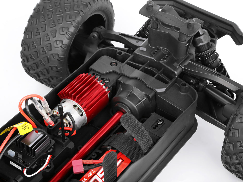 PD RACING - TK10 1/10 BRUSHED Radio Control BASHER Truck RTR - w/Batte ...