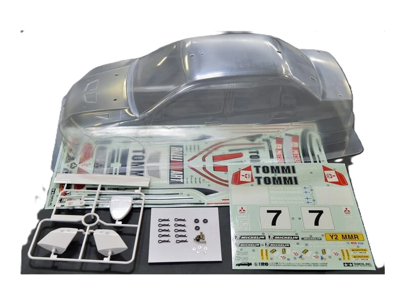 TAMIYA - 50927 1/10 MITSUBISHI LANCER EVO VII BODY SHELL 190MM - NOT P ...